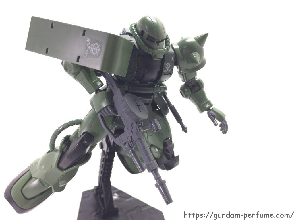 HG 1/144 MS-06C ザクII C型の素組みレビュー
